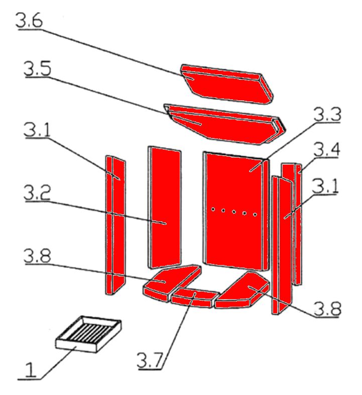 Oranier Polar 6 Eck Typ 4656-6 Feuerraumauskleidung D ⇒ jetzt günstig ...